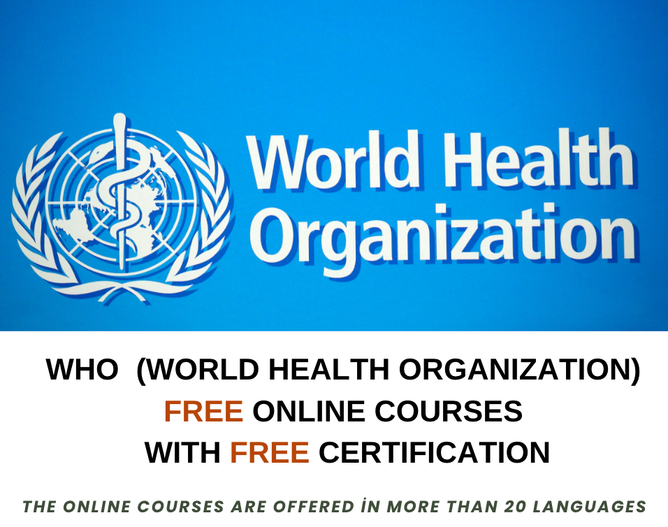 WHO (World Health Organization) : Free Online Courses With Free ...