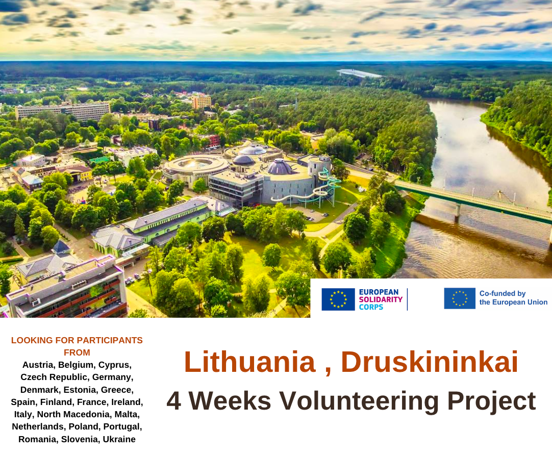Lithuania , Druskininkai : 4 Weeks Volunteering Project - Europingram