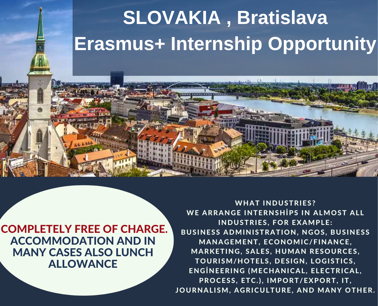 Slovakia, Bratislava Erasmus+ Internship Opportunities - Europingram