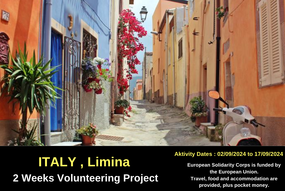 Italy , Limina : 2 Weeks Volunteering Project - Europingram