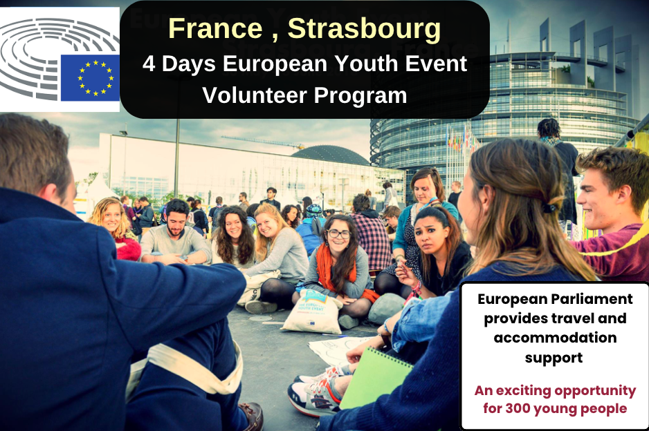 France , Strasbourg : 4 Days European Youth Event Volunteer Program ...