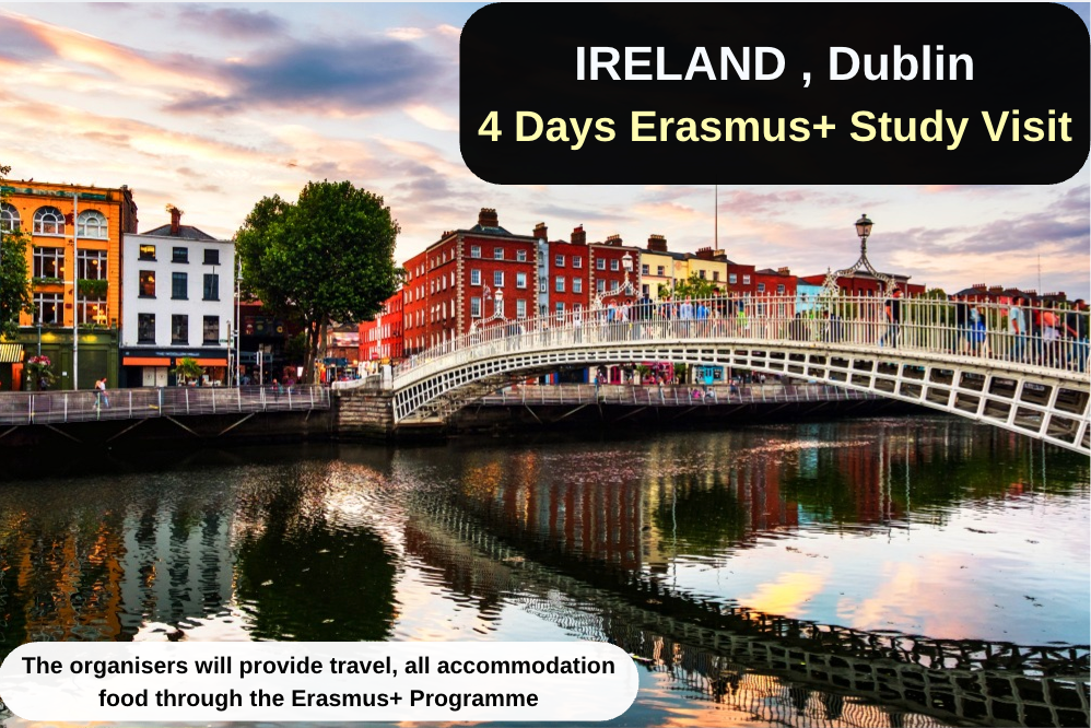 Ireland , Dublin : 4 Days Erasmus+ Study Visit - Europingram